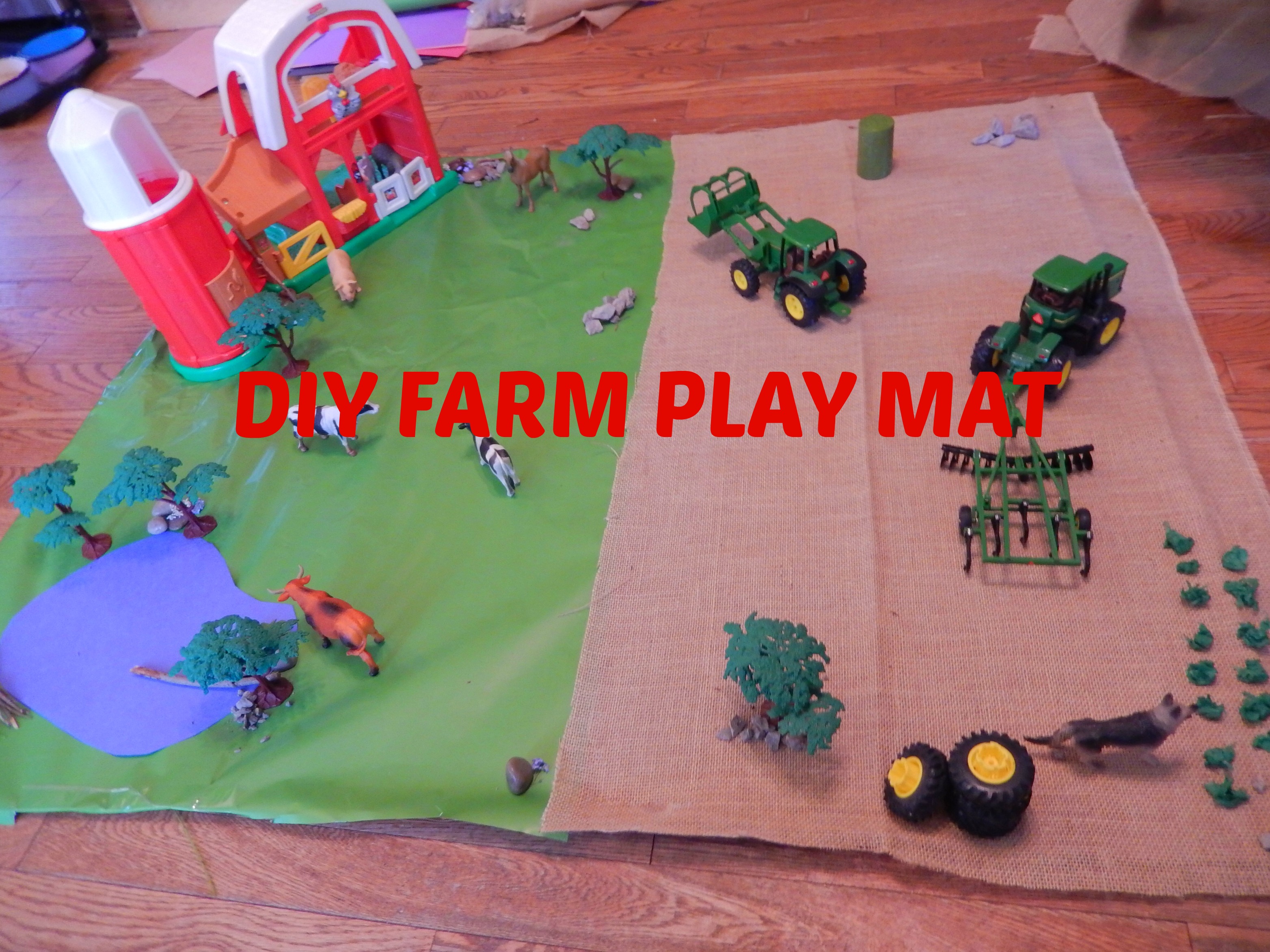 DIY Farm Play Mat and Mini World | Excite and Explore